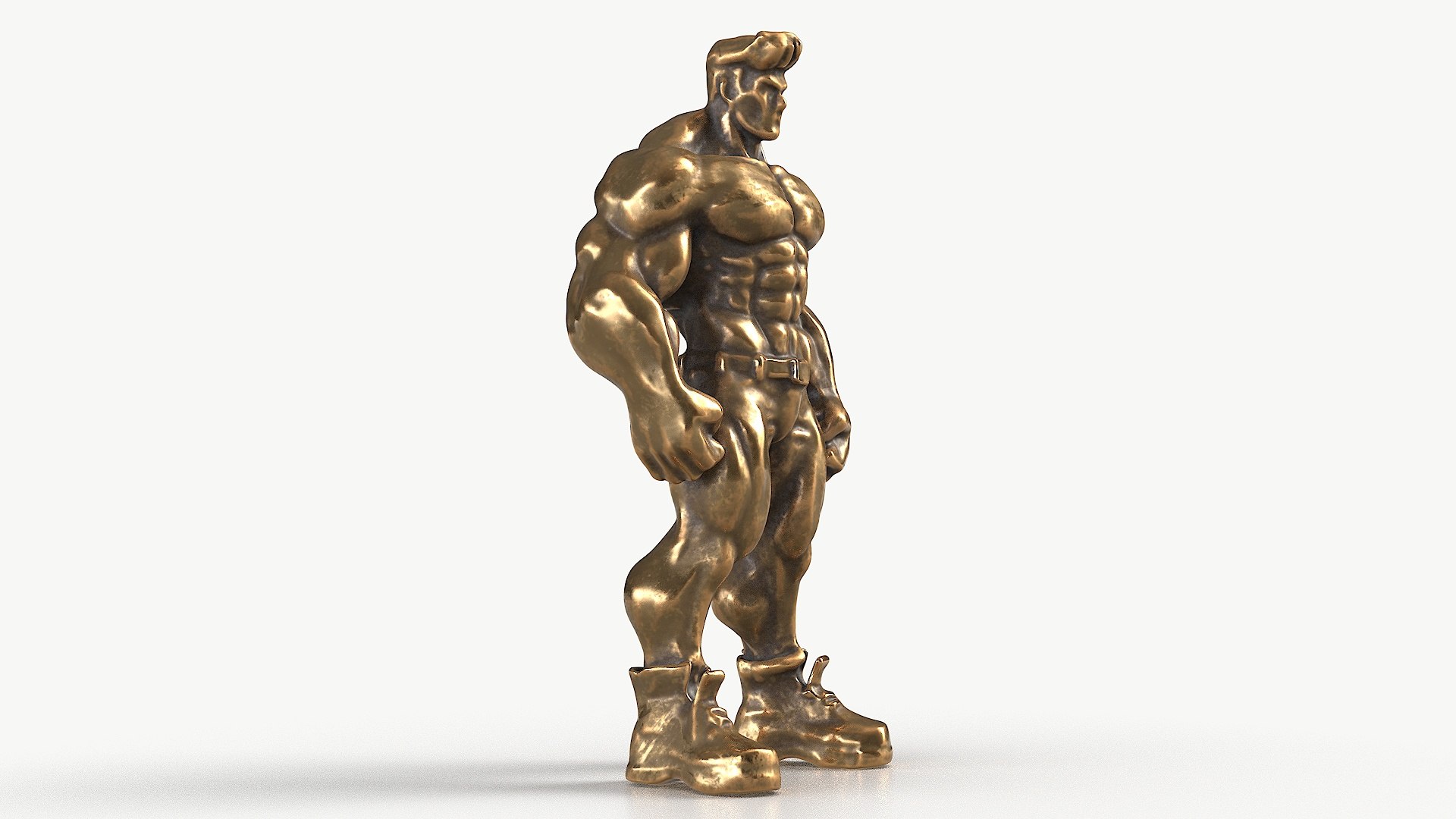 3D Muscular Man Trophy 1 Model - TurboSquid 2320894