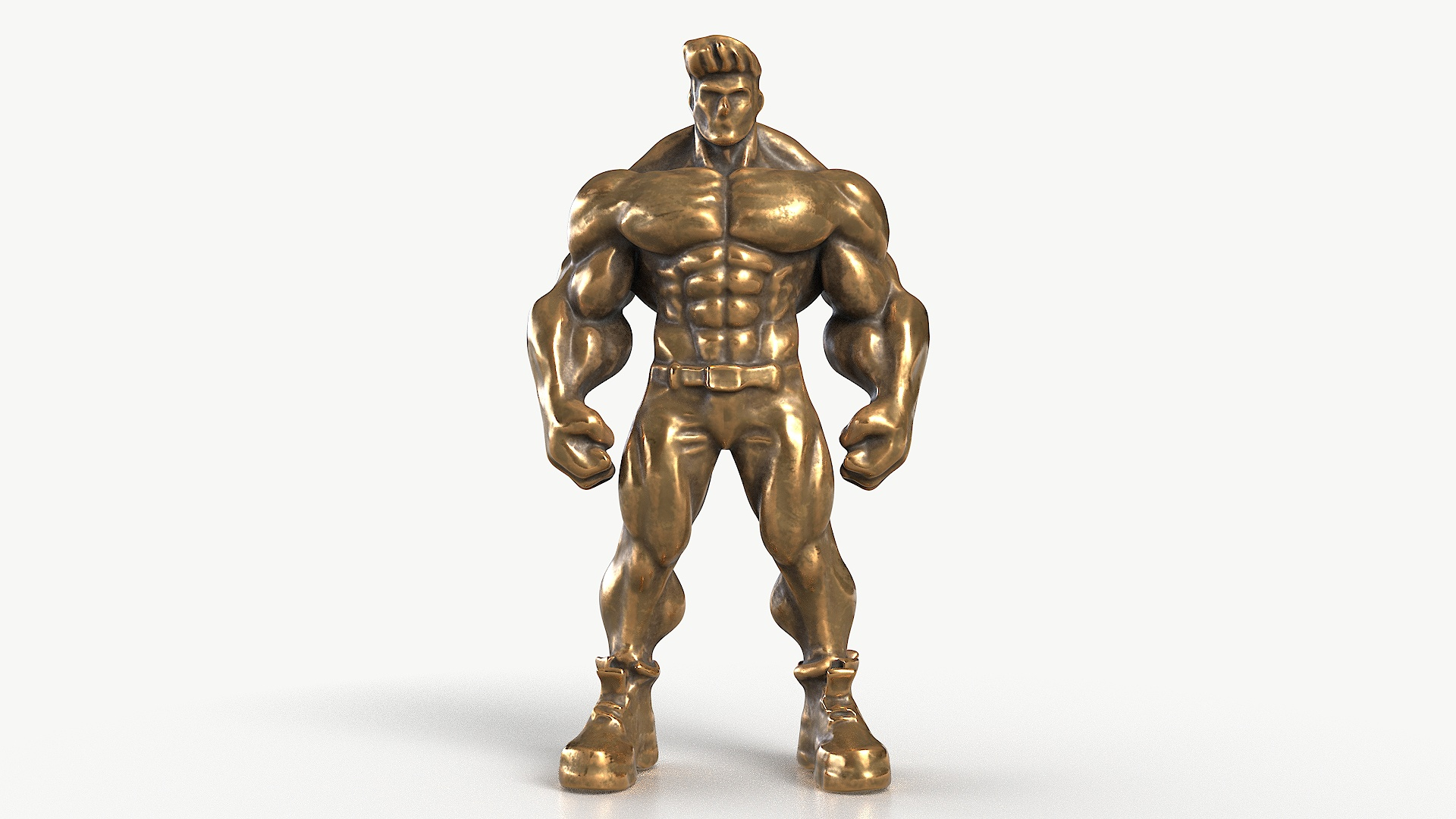 3D Muscular Man Trophy 1 Model - TurboSquid 2320894