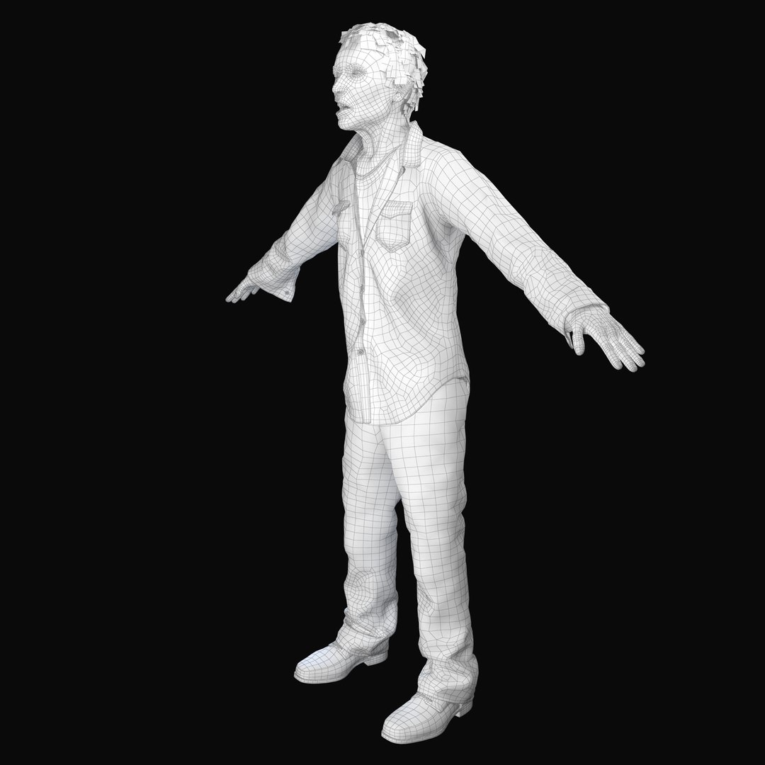 3D zombie rig model - TurboSquid 1211179