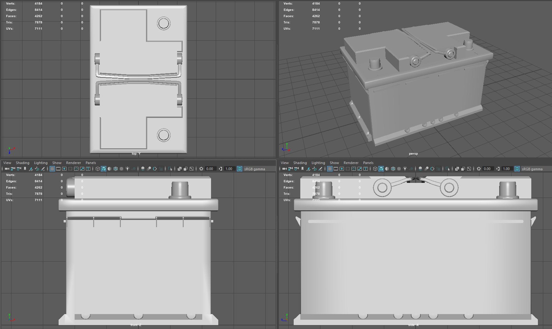3D Car Battery - TurboSquid 1943551