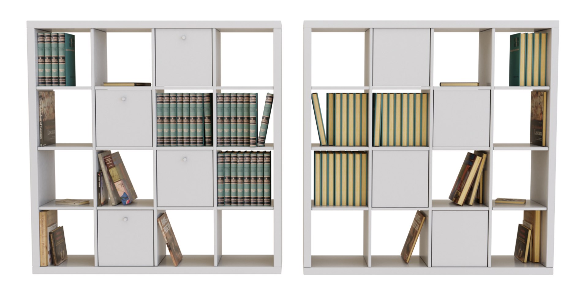 3D bookcase books - TurboSquid 1561693