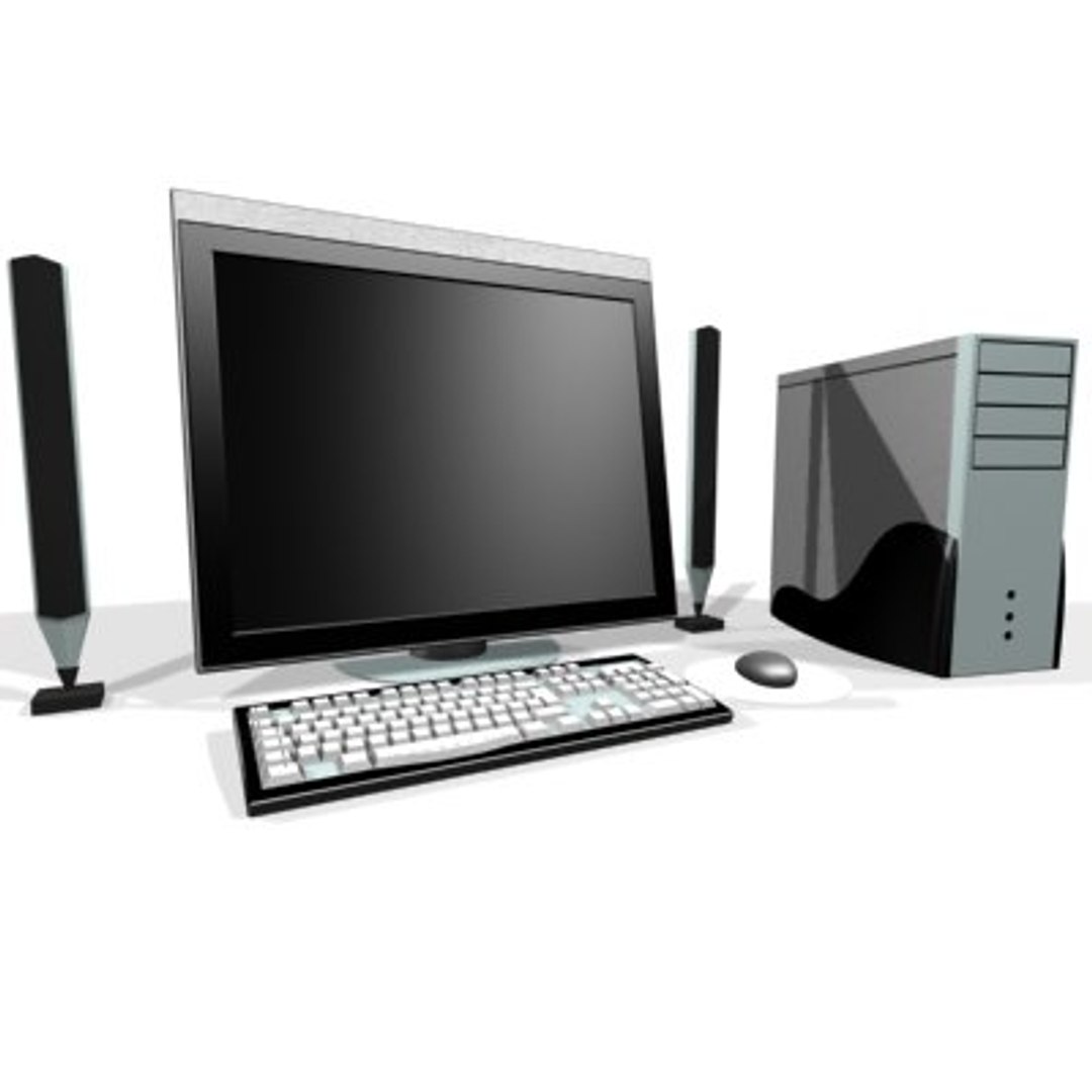 computer 3d model