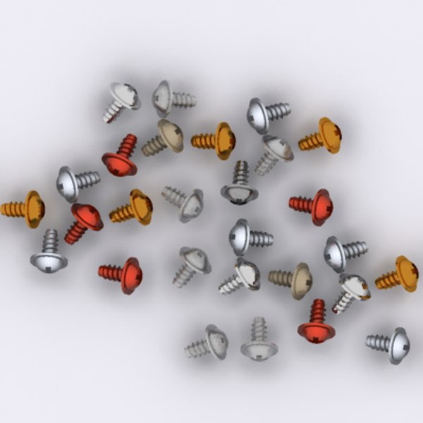 3d simple screw model