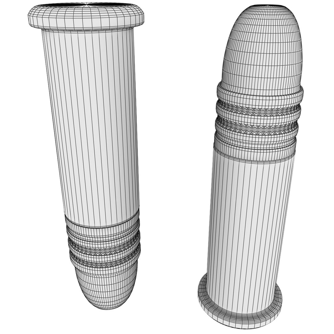 22 Long Rifle Cartridge 3D Model - TurboSquid 1303047