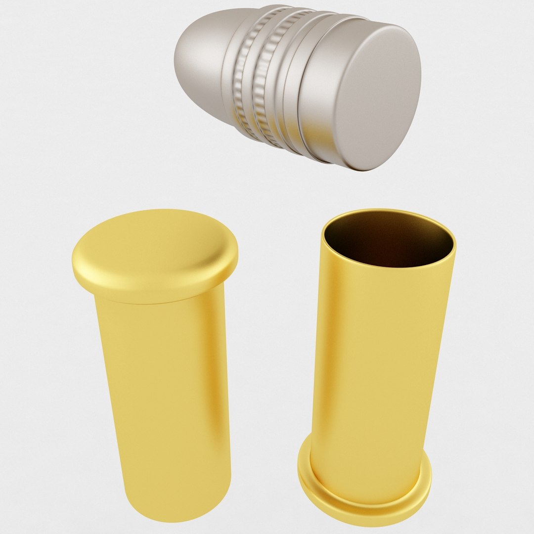 22 Long Rifle Cartridge 3D Model - TurboSquid 1303047