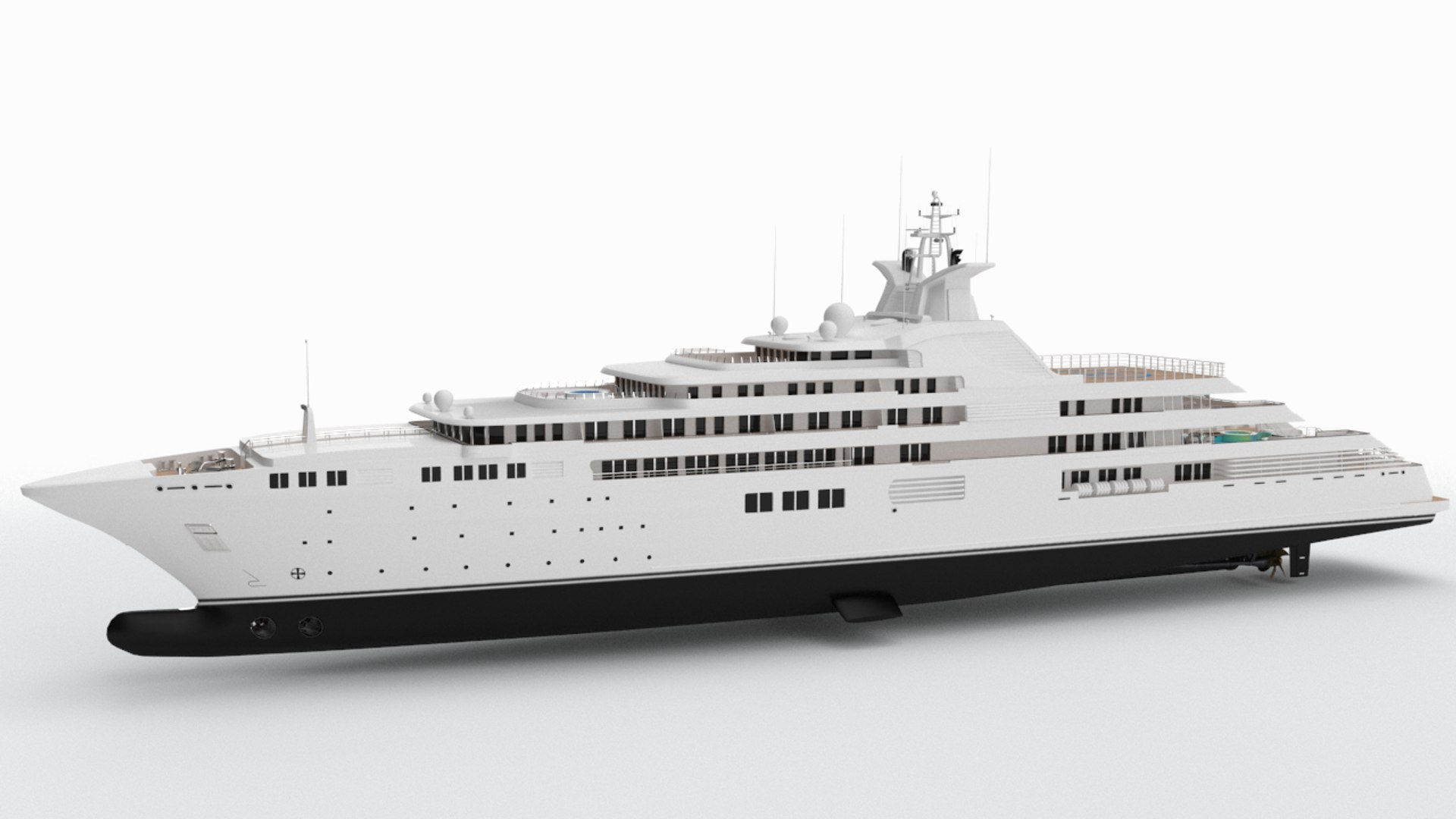 3D Model Superyachts Bundle 2 - TurboSquid 2383386