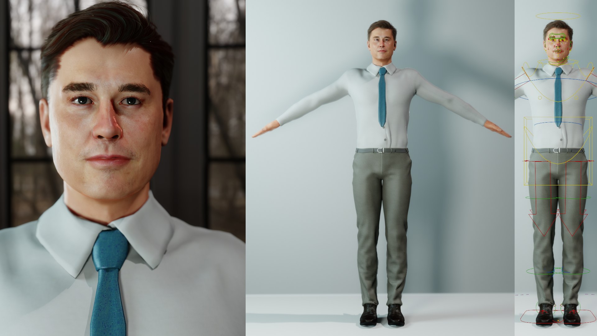 3D Elon Musk Character Fully Rigged - TurboSquid 2092427