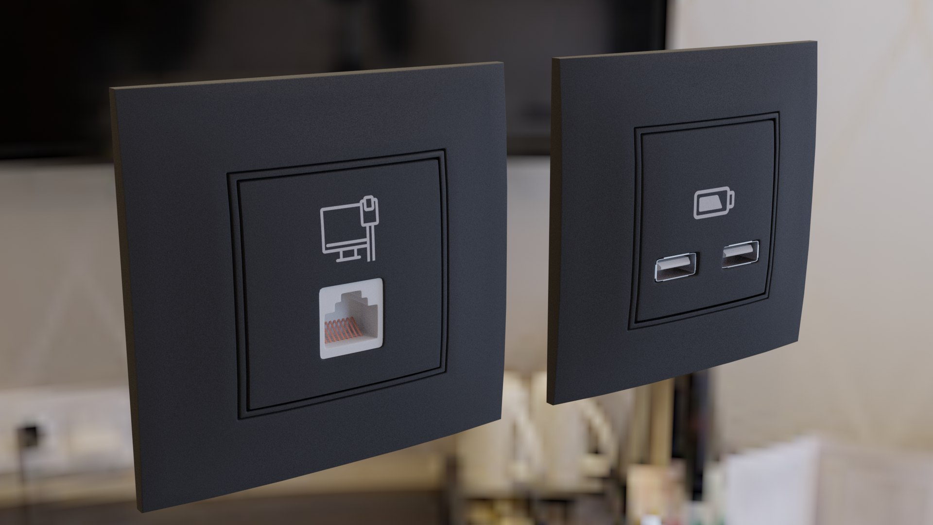 Light Swiches And Outlets Collection 3D Model - TurboSquid 2006610