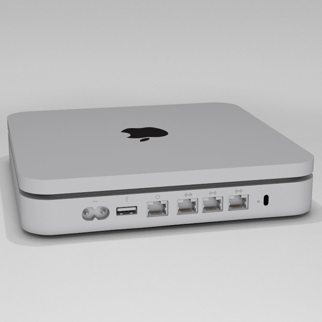 apple time capsule 3d model