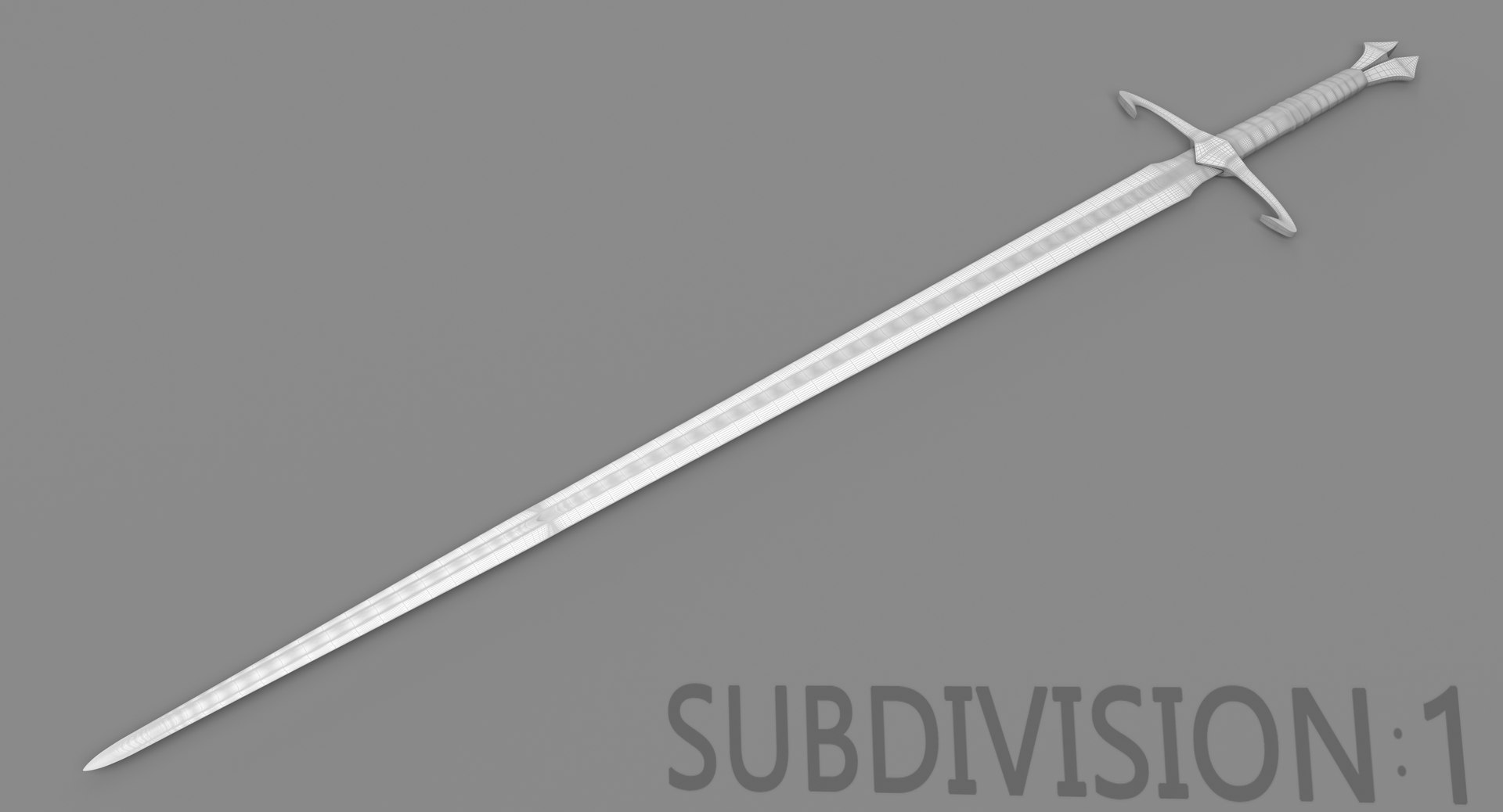 3D Model Handed Sword Blade - TurboSquid 1172127