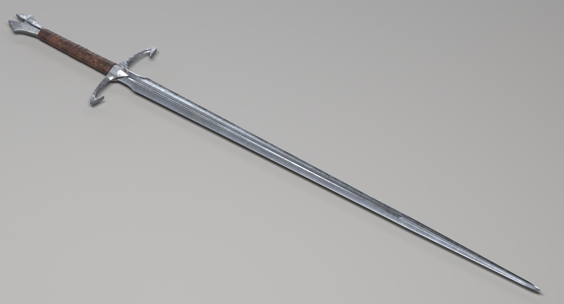 3D Model Handed Sword Blade - TurboSquid 1172127