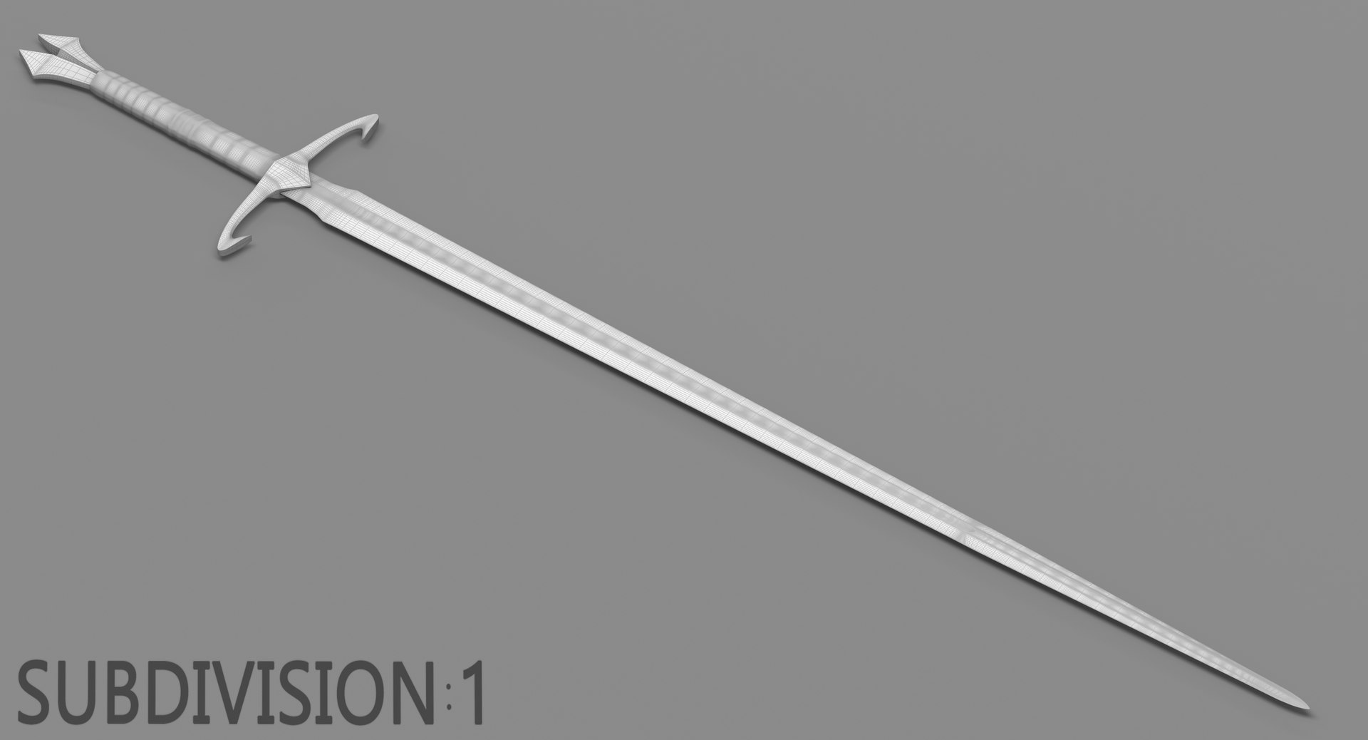 3D Model Handed Sword Blade - TurboSquid 1172127