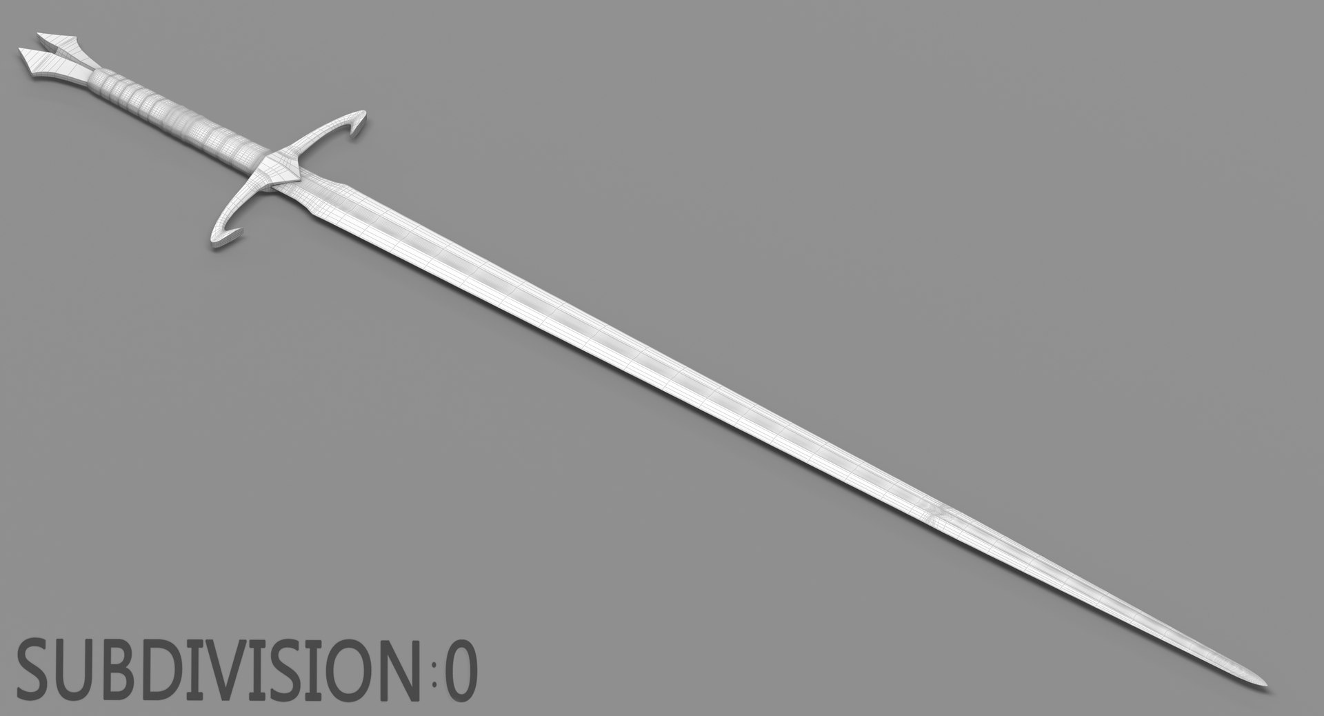 3D Model Handed Sword Blade - TurboSquid 1172127