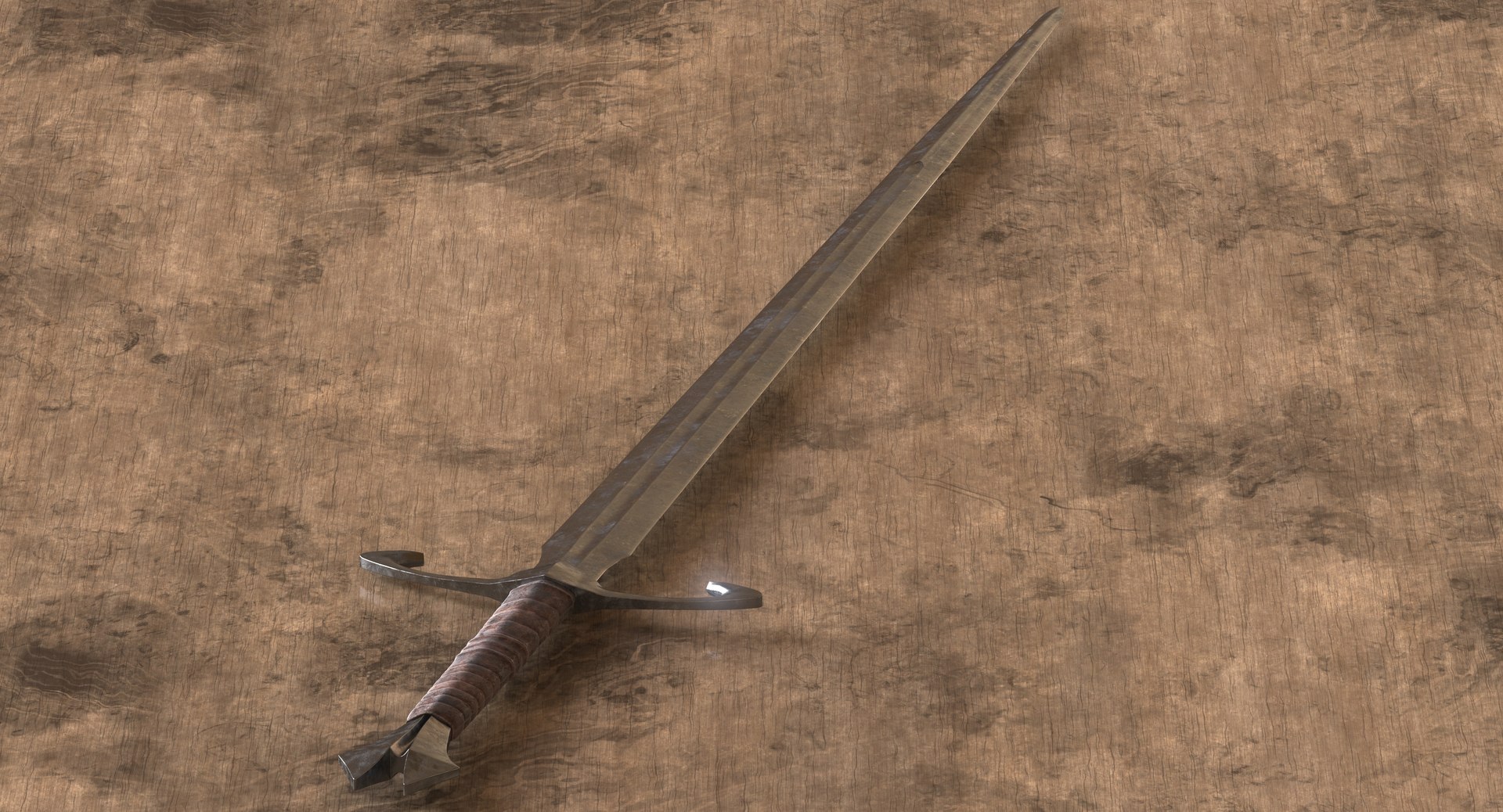 3D Model Handed Sword Blade - TurboSquid 1172127