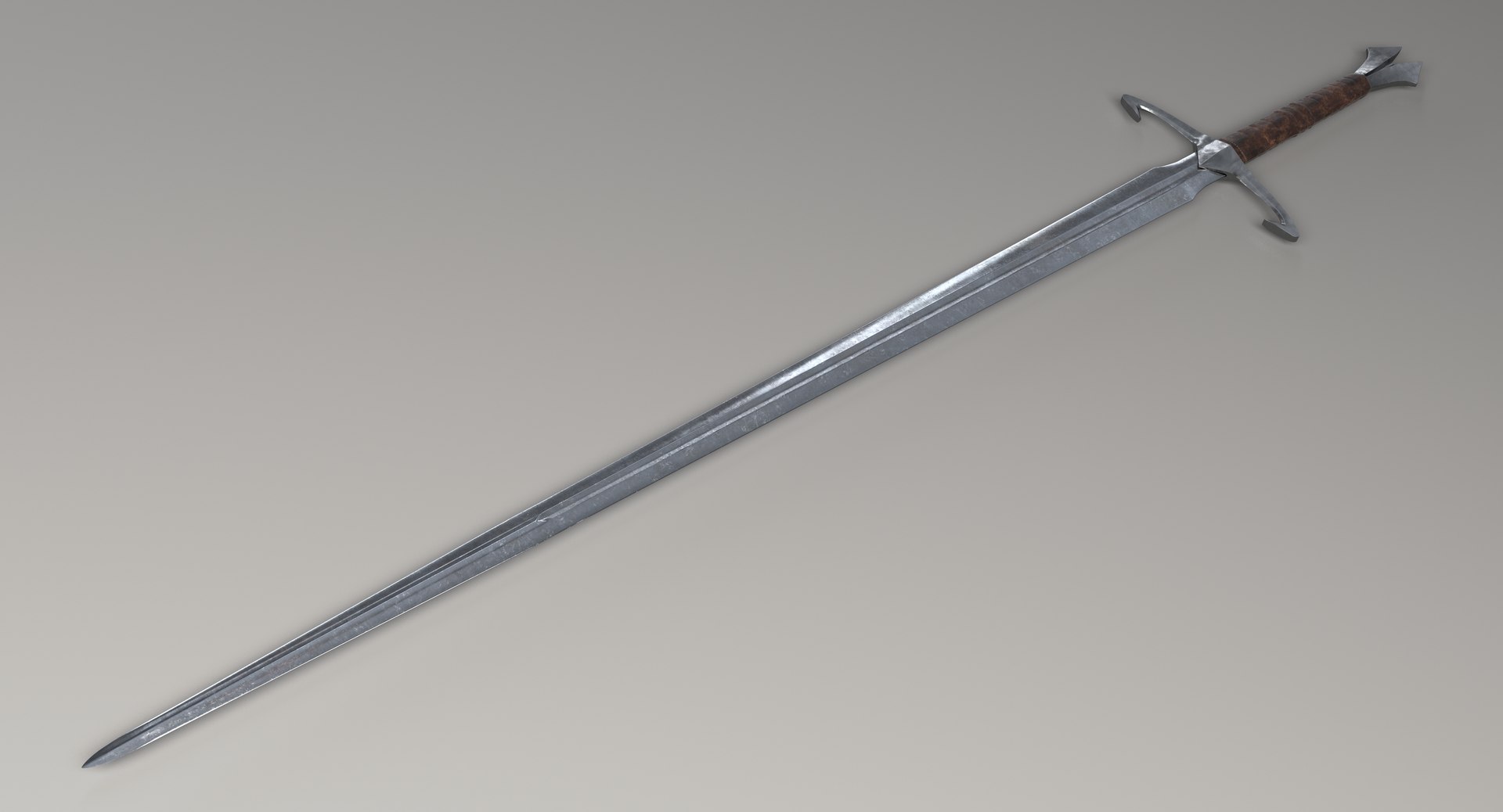 3D Model Handed Sword Blade - TurboSquid 1172127