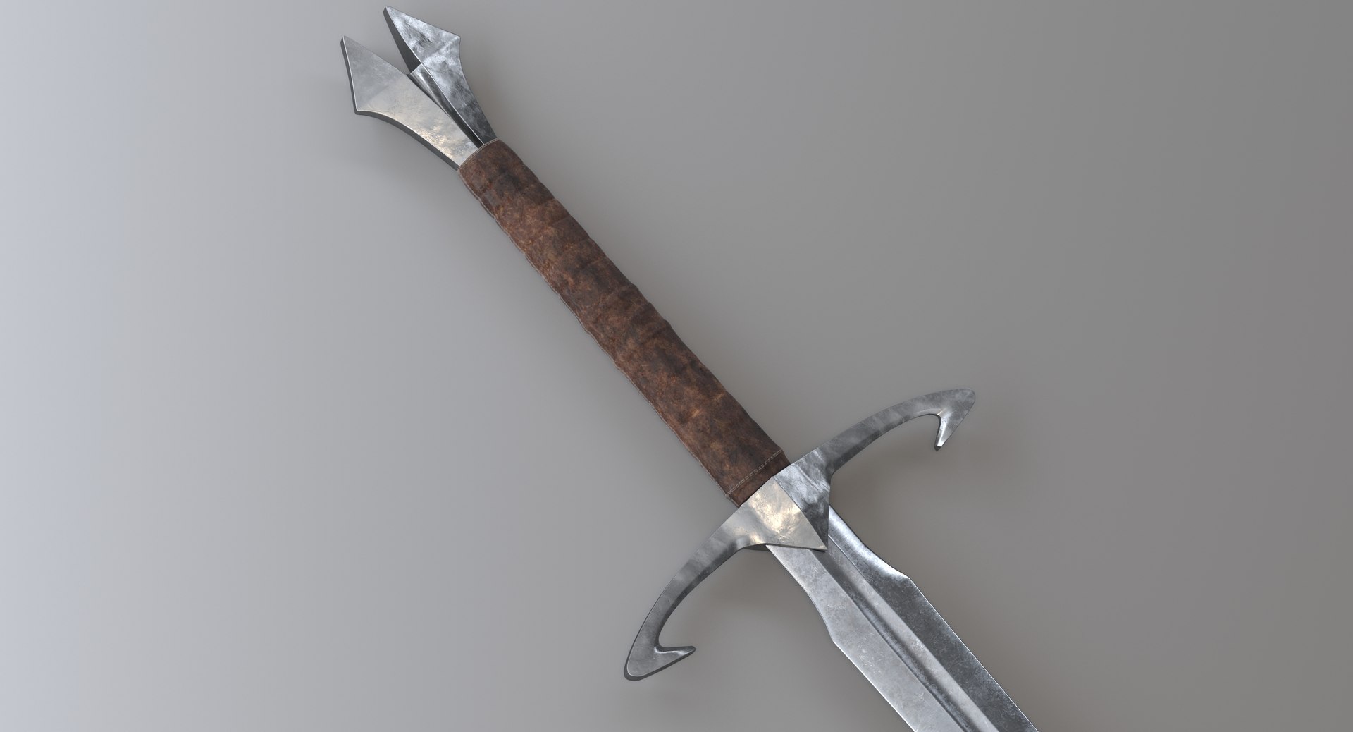 3D Model Handed Sword Blade - TurboSquid 1172127