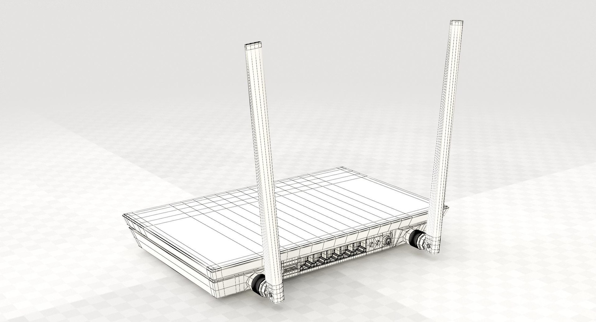 Router Network Connection Model - TurboSquid 1418759