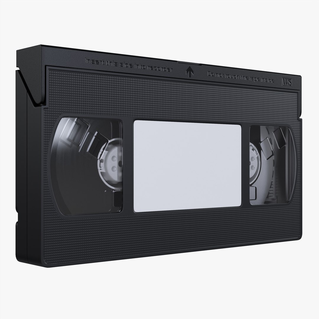 3D VHS Magnetic Tape Videocassette - TurboSquid 1809505