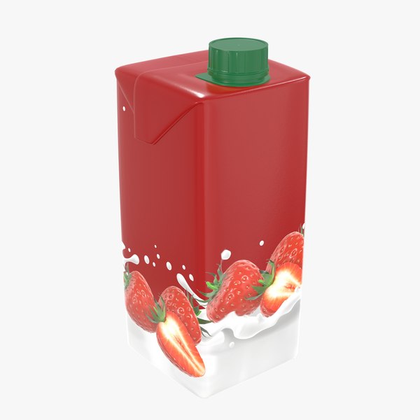 Packaging milk milkshake 3D - TurboSquid 1528567