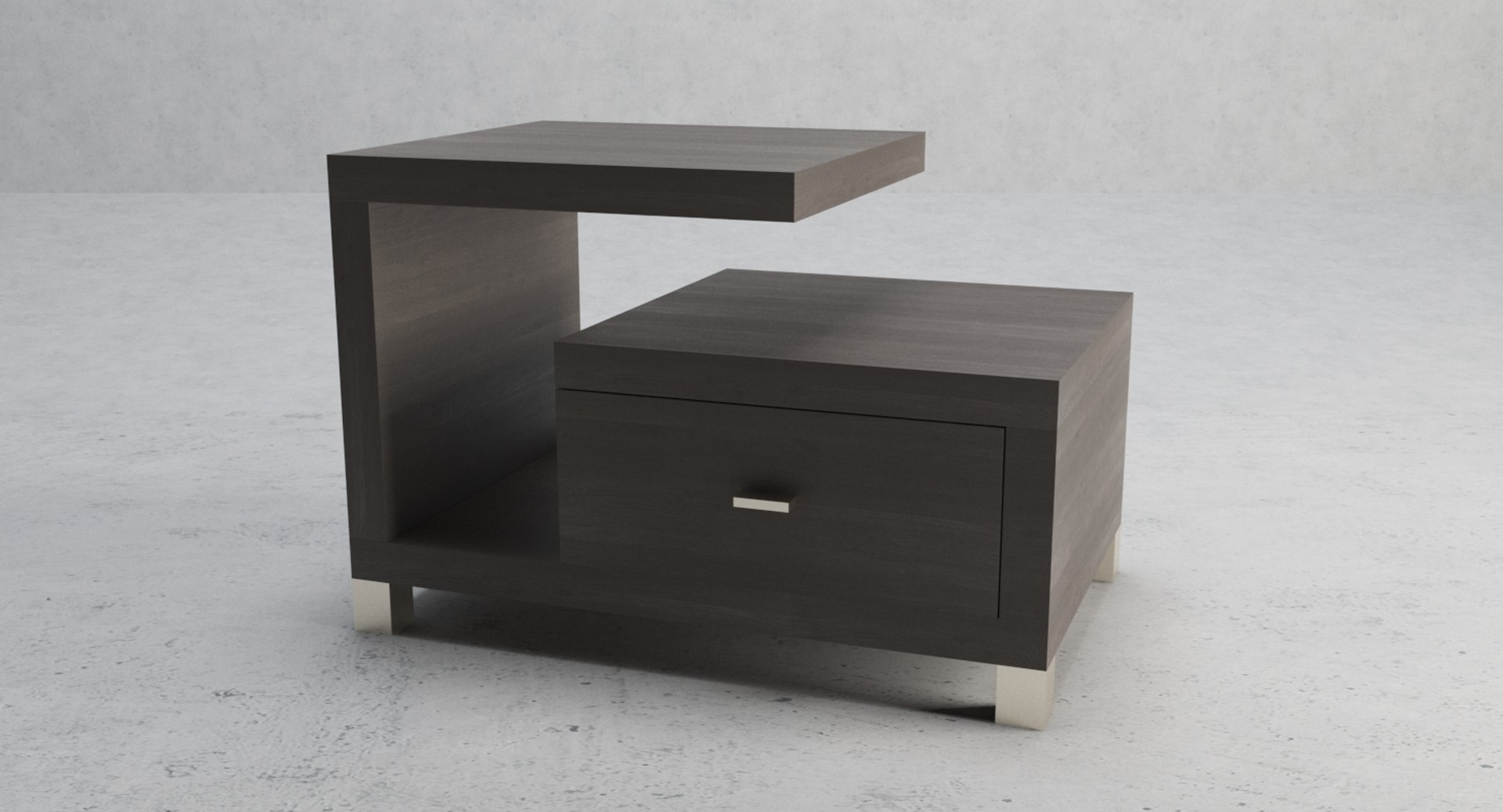 3D Cantilever Night Stand Model - TurboSquid 1387250