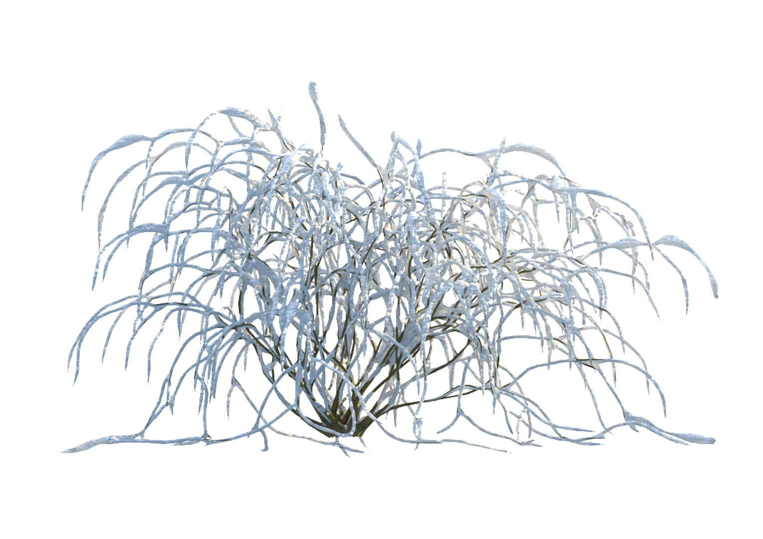 3d model frozen tree pack 22