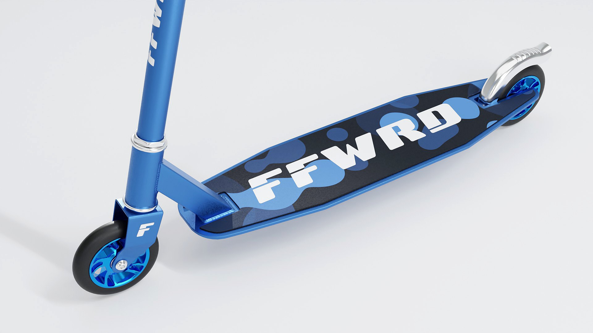 3D Model Push Scooter In 3 Colors - TurboSquid 2210750