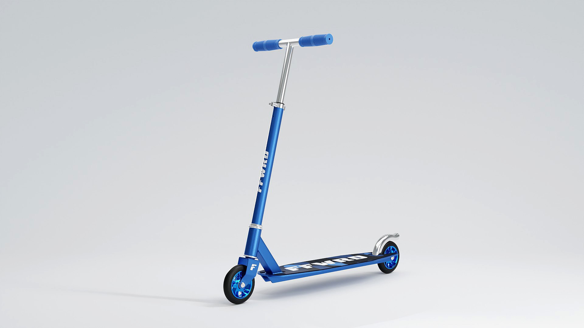 3D Model Push Scooter In 3 Colors - TurboSquid 2210750