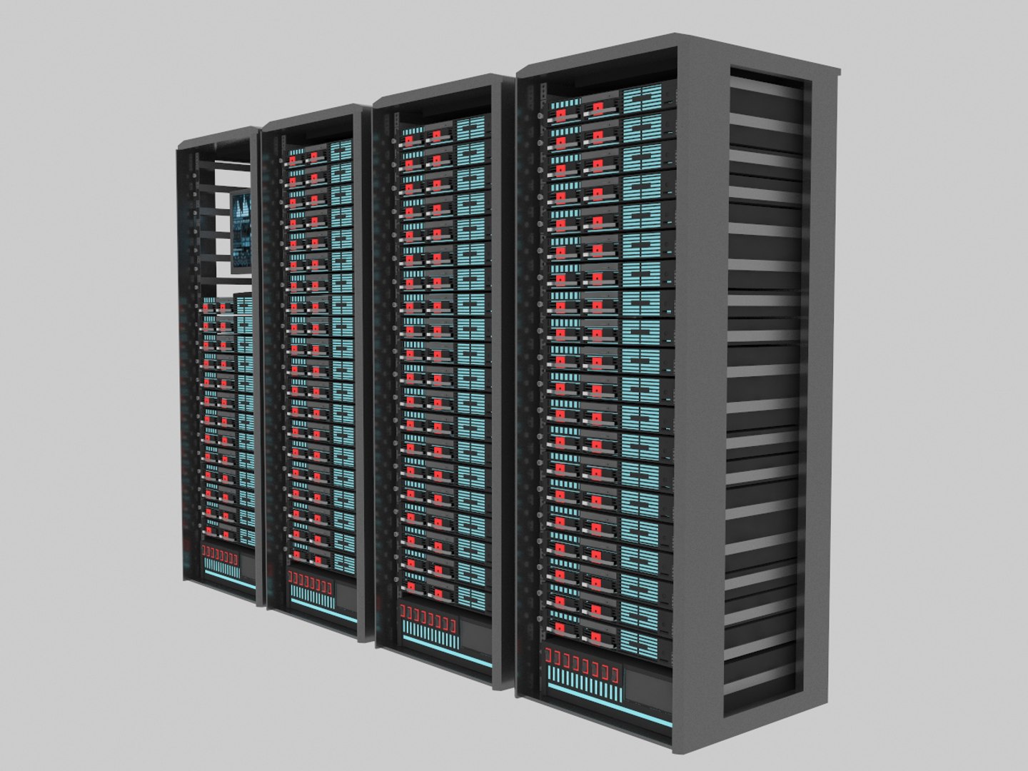 Server Rack 3D Model - TurboSquid 1470475