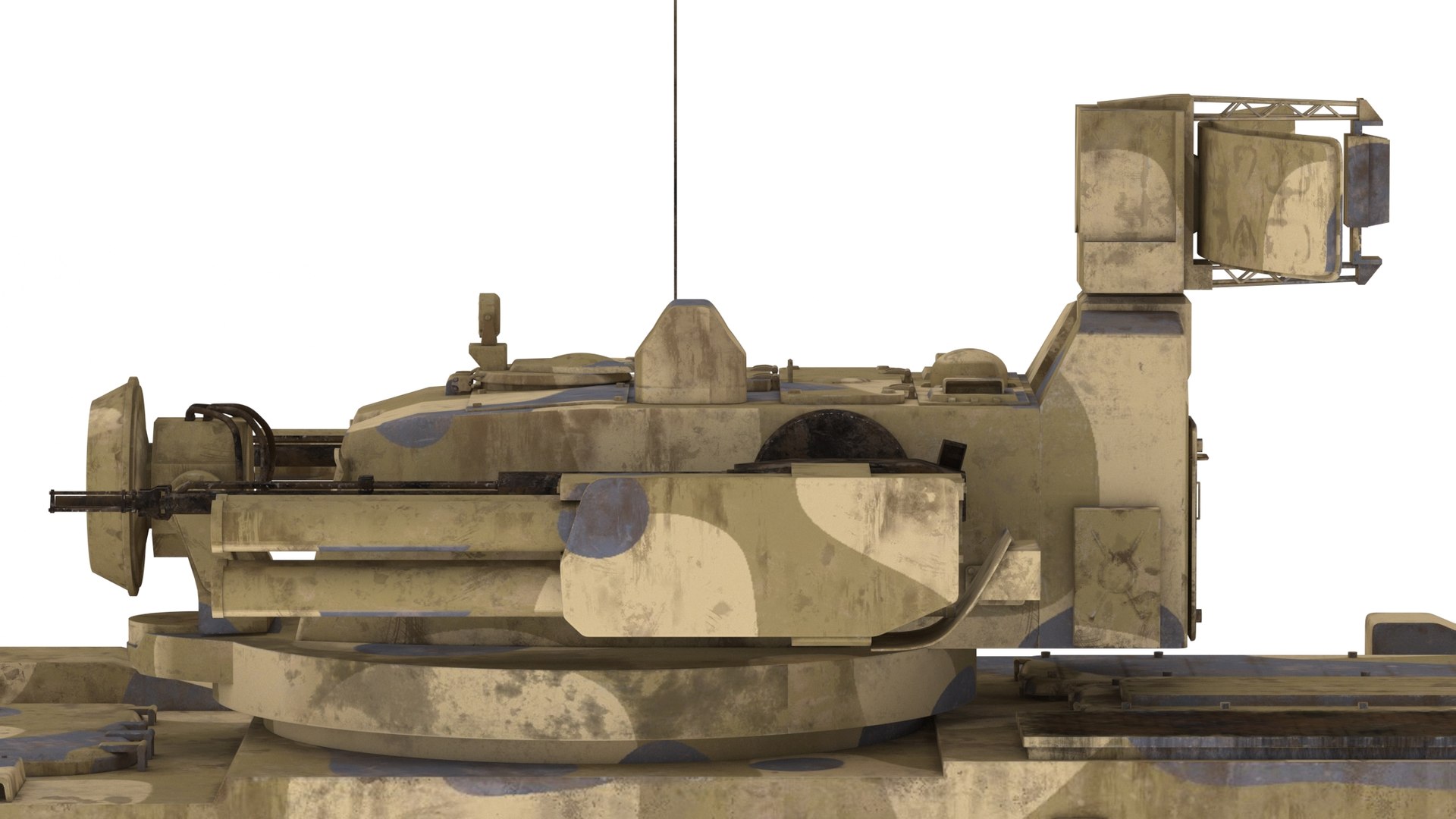 3D 2K22 Tunguska Low Poly model - TurboSquid 1821475