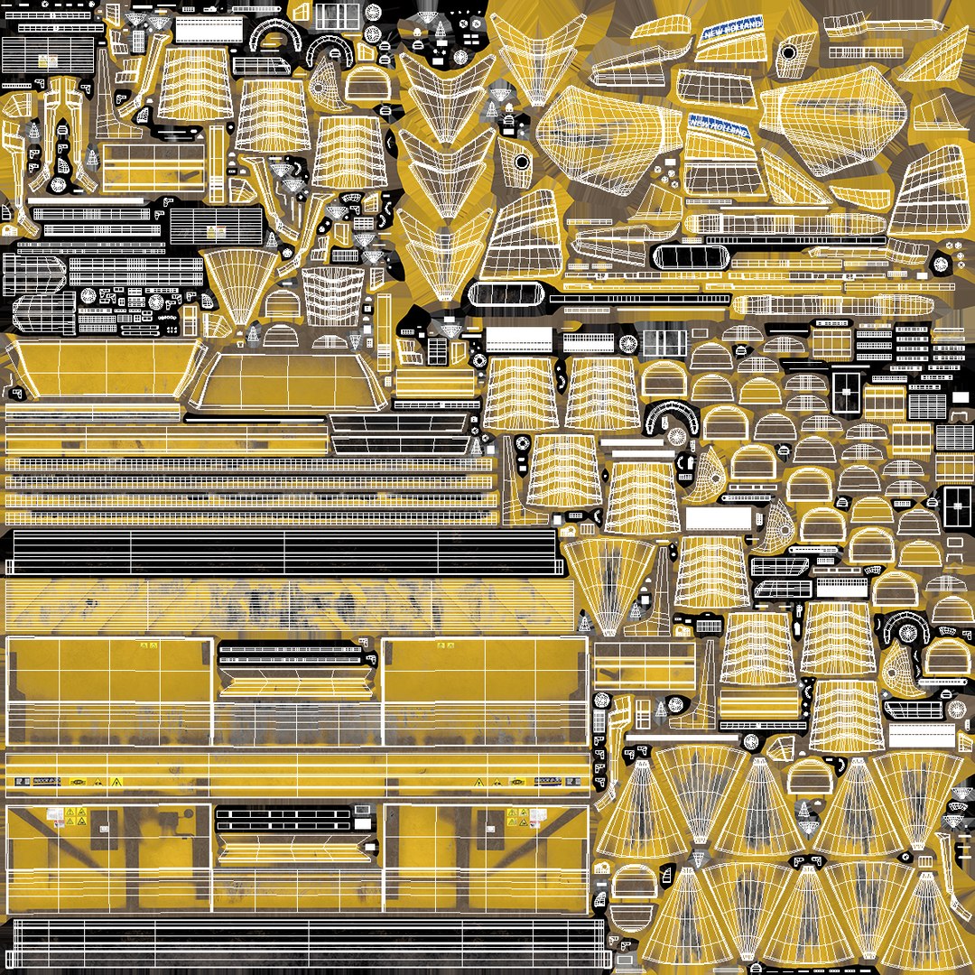 3D model New Holland Agriculture 980CR Corn Header 12 Rows Dirty ...