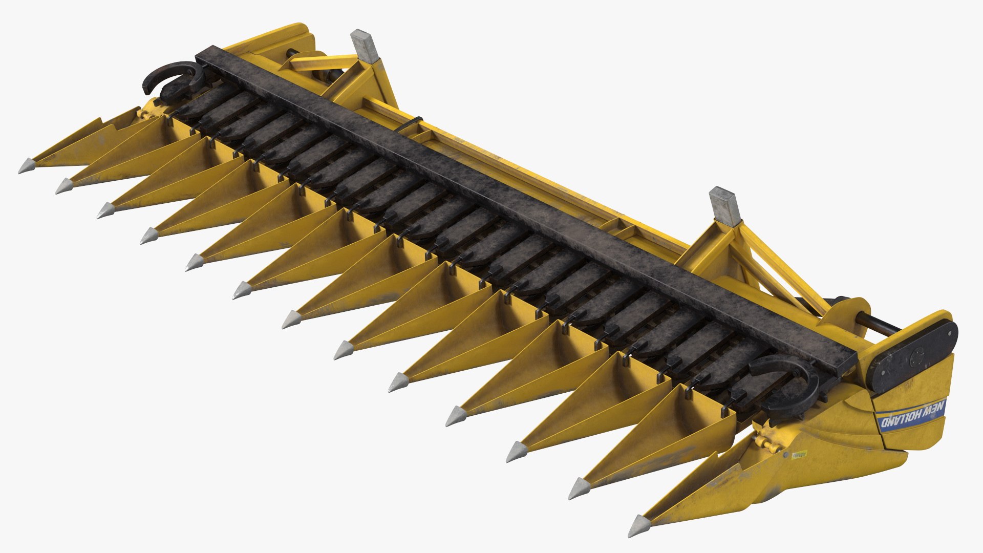 3D model New Holland Agriculture 980CR Corn Header 12 Rows Dirty ...
