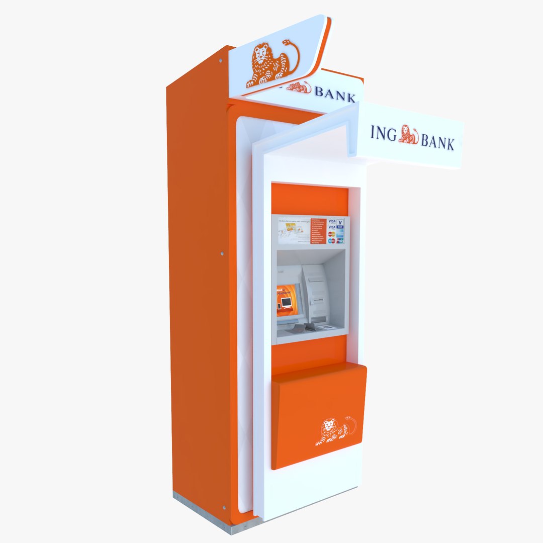 Atm Machine Bank 3d Model