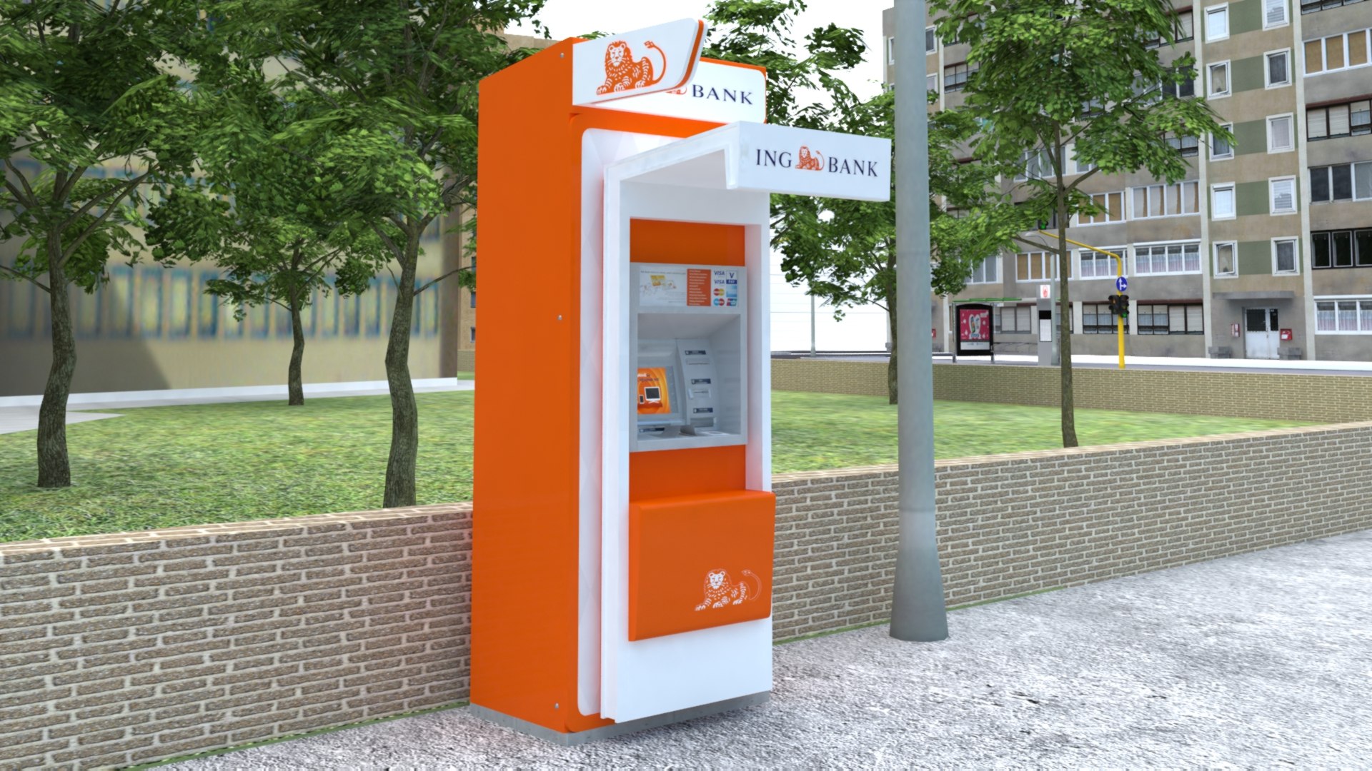 Atm Machine Bank 3d Model