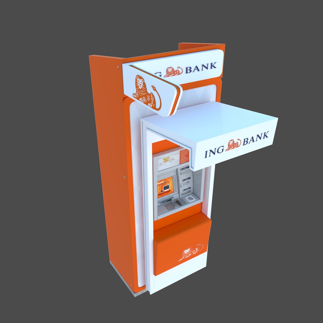 Atm Machine Bank 3d Model