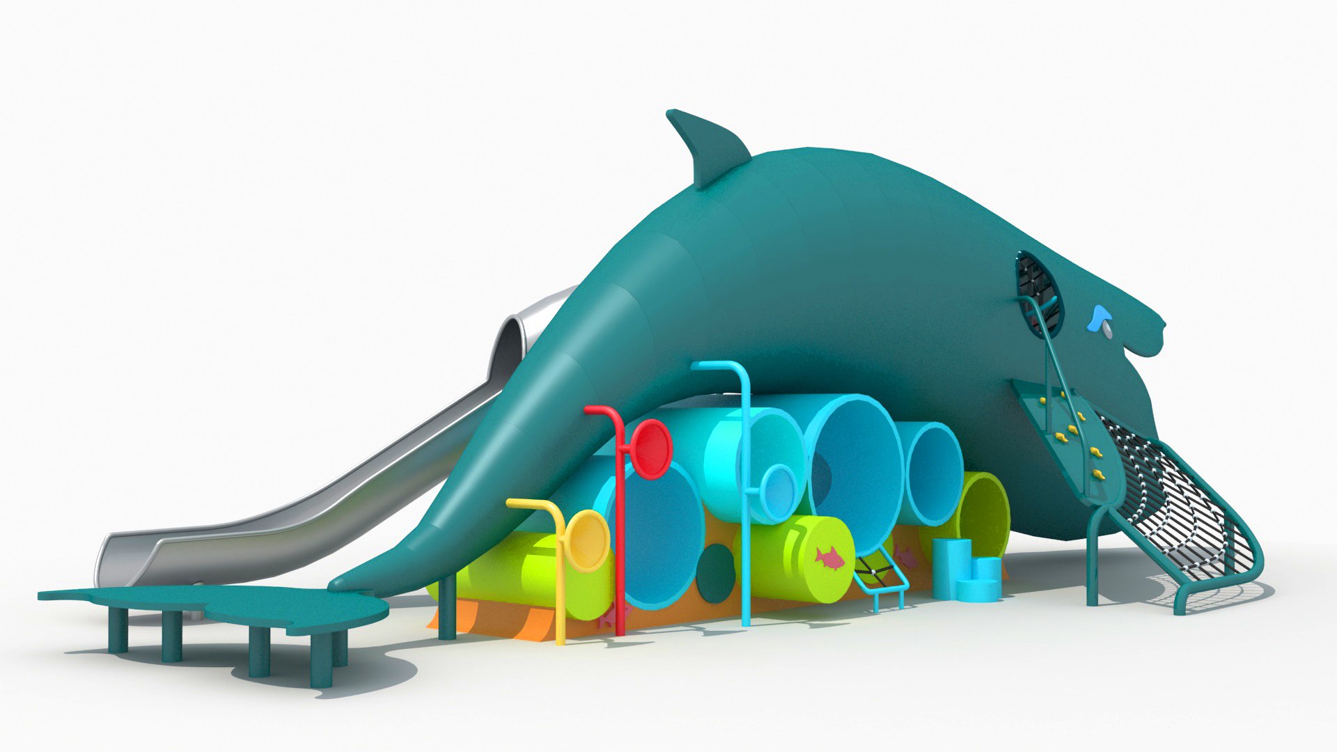 Whale Theme Playground 3D Model - TurboSquid 2225691