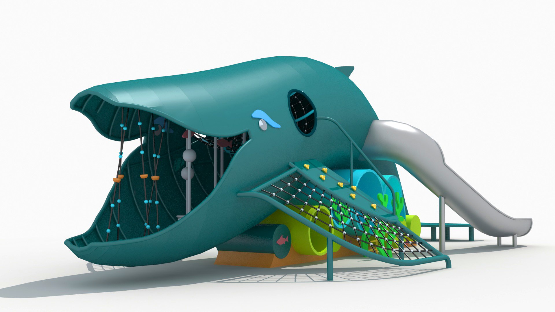 Whale Theme Playground 3D Model - TurboSquid 2225691