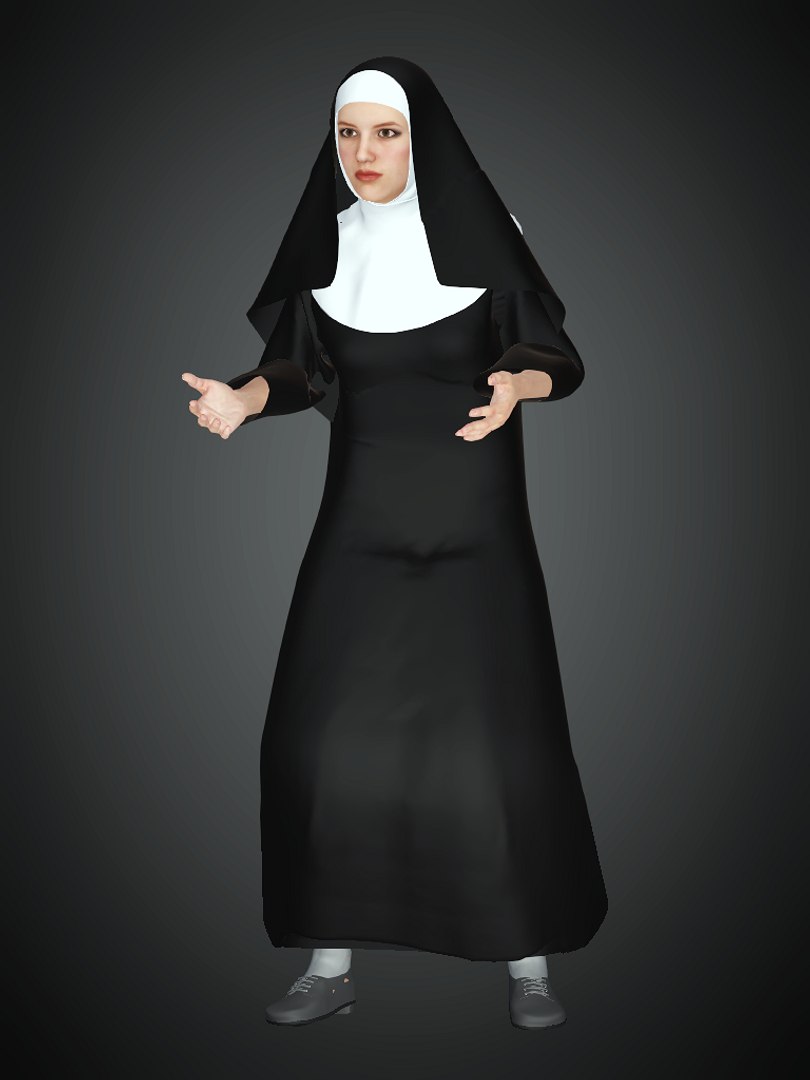 3D Realistic Rigged The Church Mother Character 3D Model model ...