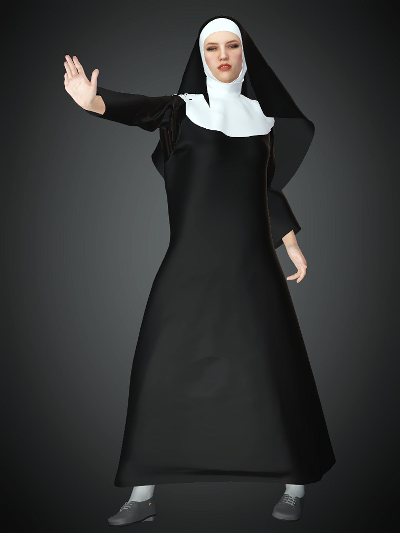 3D Realistic Rigged The Church Mother Character 3D Model model ...