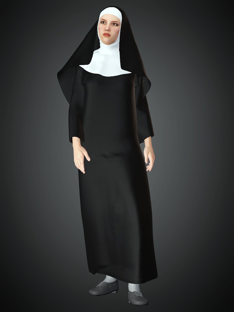 3D Realistic Rigged The Church Mother Character 3D Model Model ...