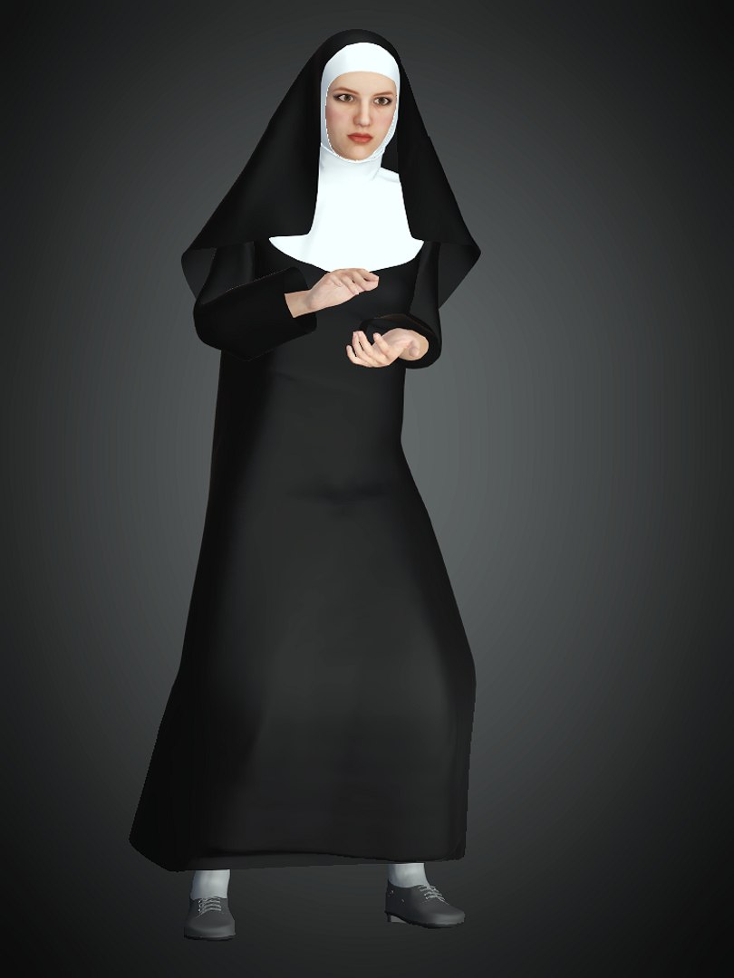 3D Realistic Rigged The Church Mother Character 3D Model model ...