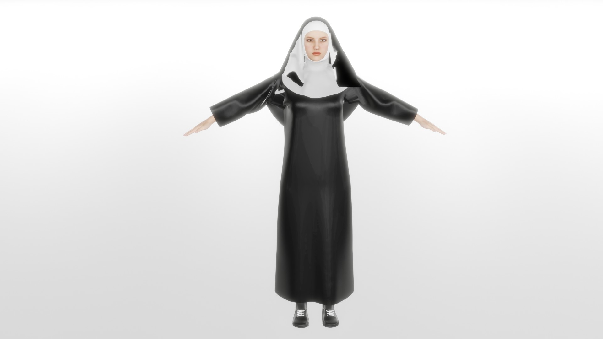 3d Realistic Rigged The Church Mother Character 3d Model Model Turbosquid 2173651