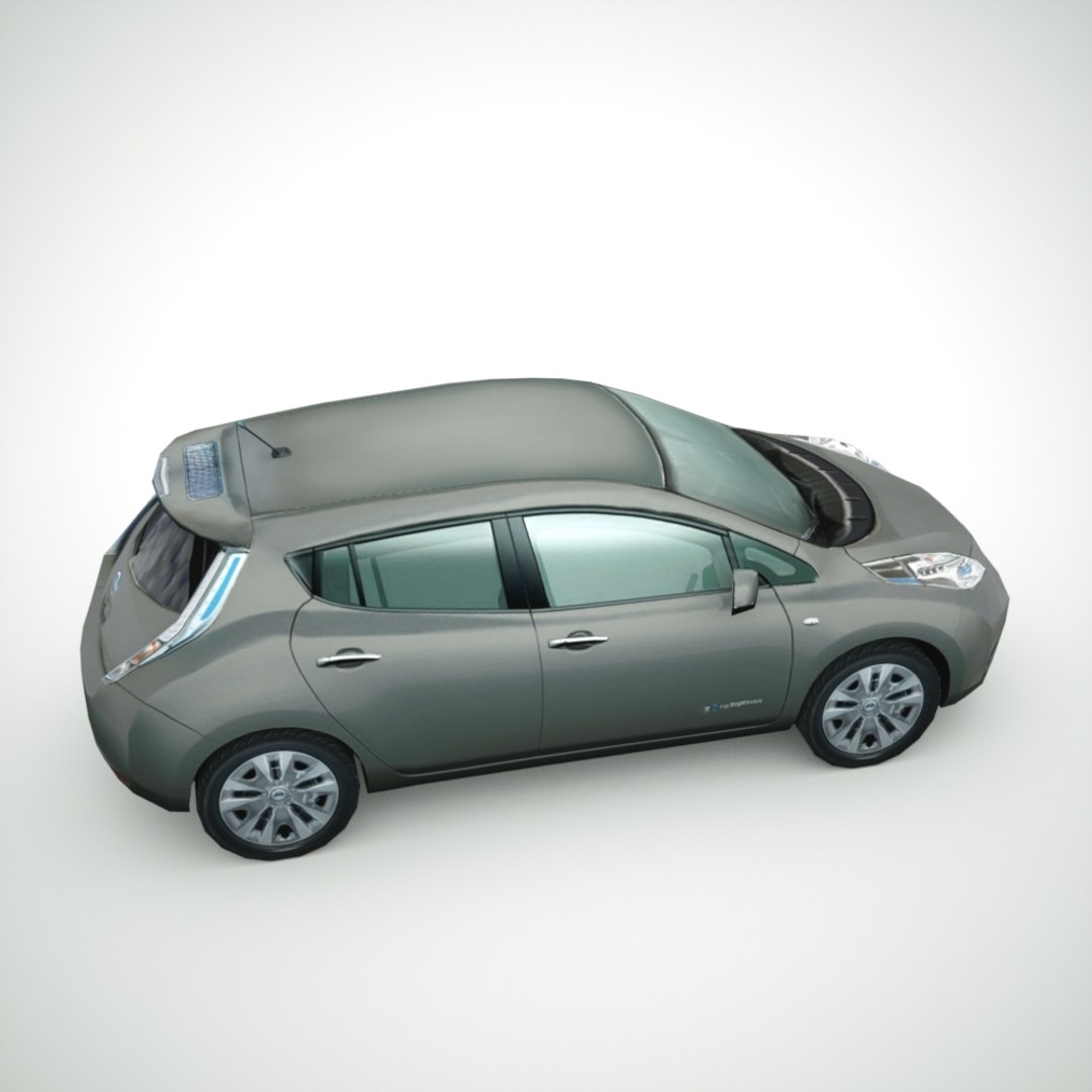 2013 Nissan Leaf 3d Model