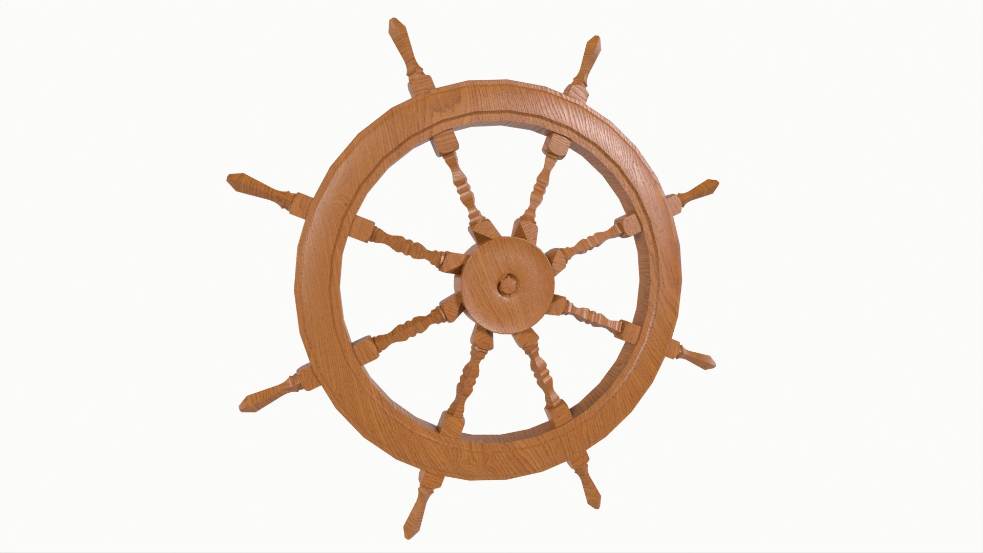 3D Model Ship Wheel - TurboSquid 2355482