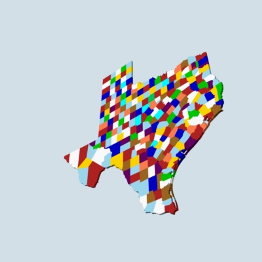 3d model state counties