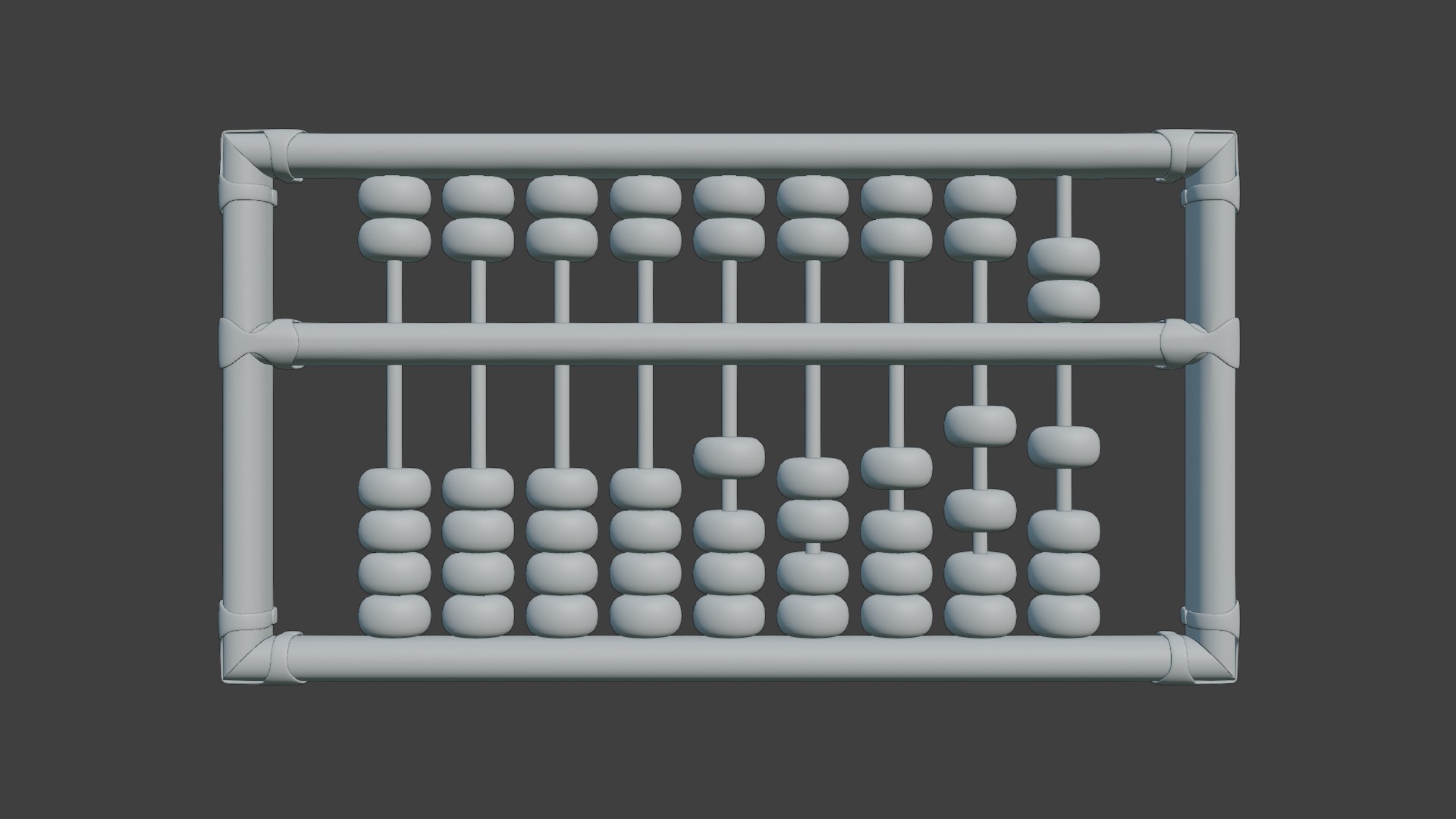 Chinese Abacus Suanpan 3D - TurboSquid 1611437
