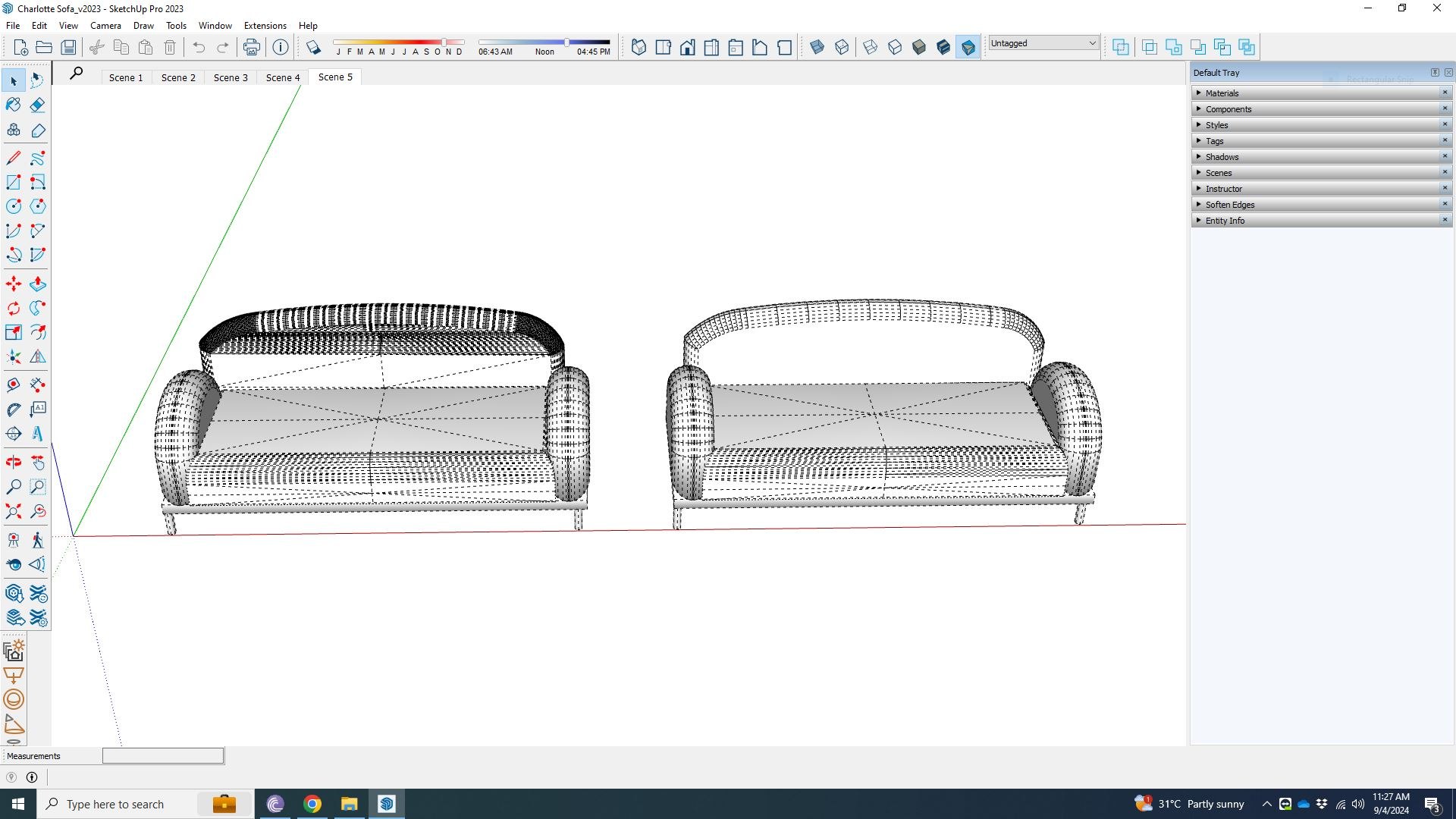 3D Charlotte Sofa - TurboSquid 2276698