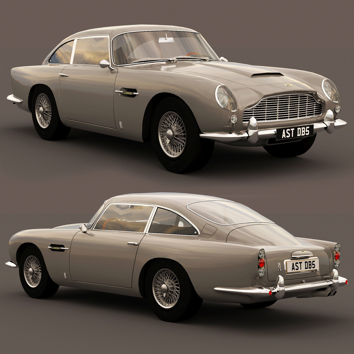 Aston martin db5 3D model - TurboSquid 1911253