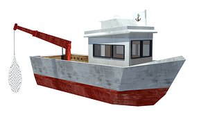 SketchUp Fish-Boat Models | TurboSquid