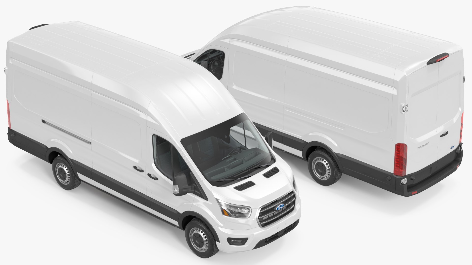 3D Ford Transit Cargo 2020 Simple Interior - TurboSquid 1859947