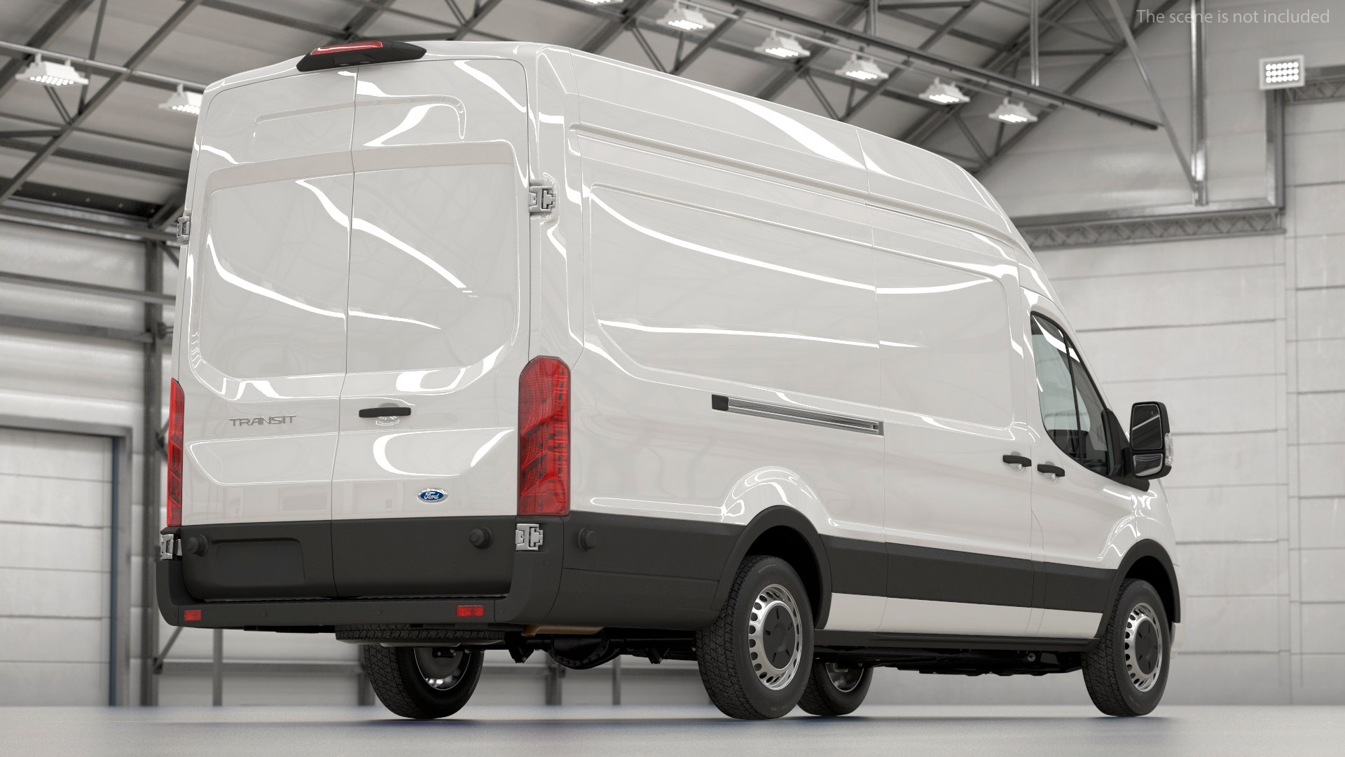 3D Ford Transit Cargo 2020 Simple Interior - TurboSquid 1859947